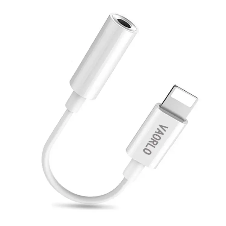 8 Pin to 3.5mm Jack AUX Cable male to female Adapter Headphone ...
